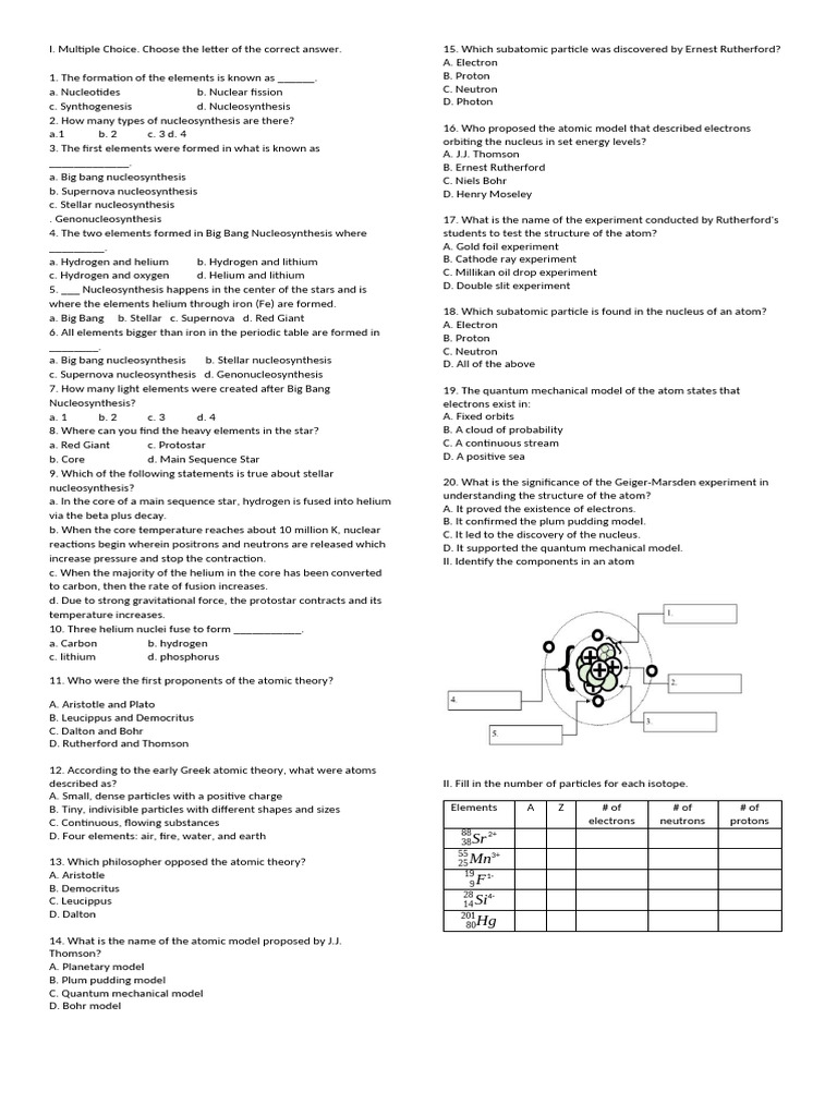 Physci Quiz Lesson 1 and 2 | PDF