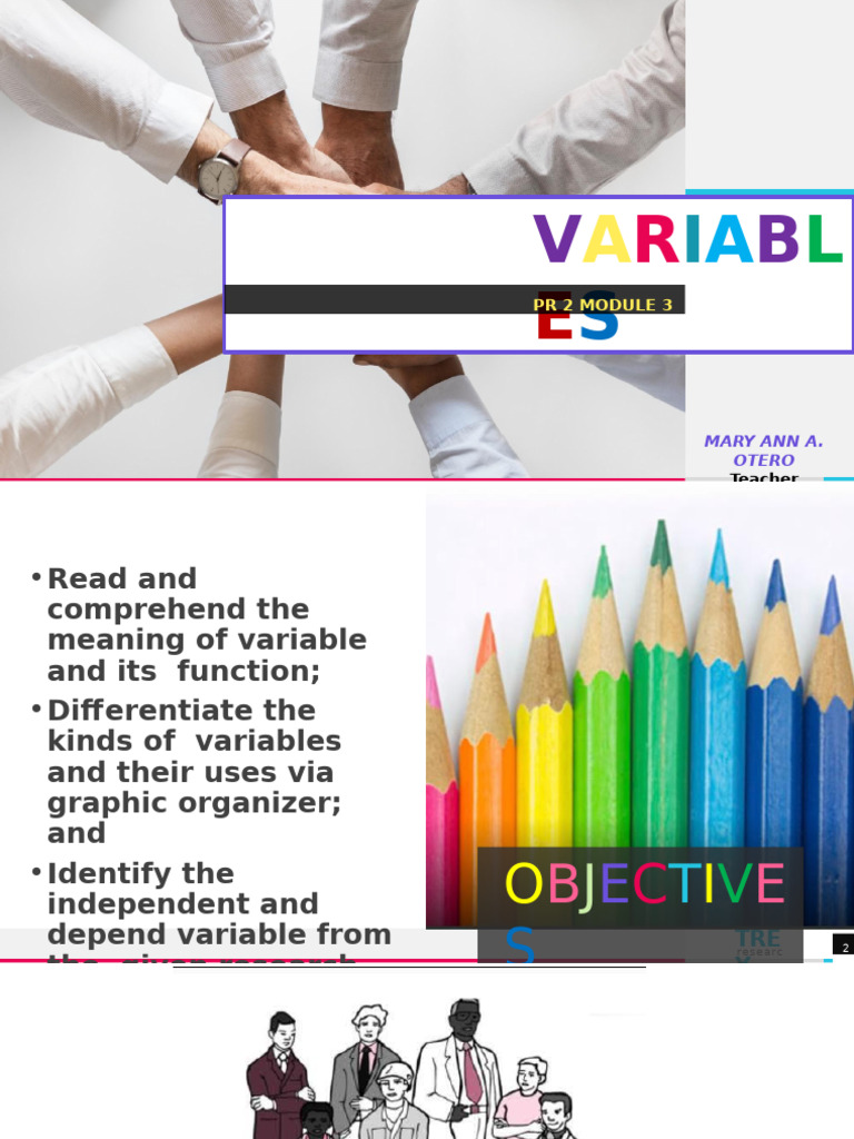 Ppt 3 Variables | PDF