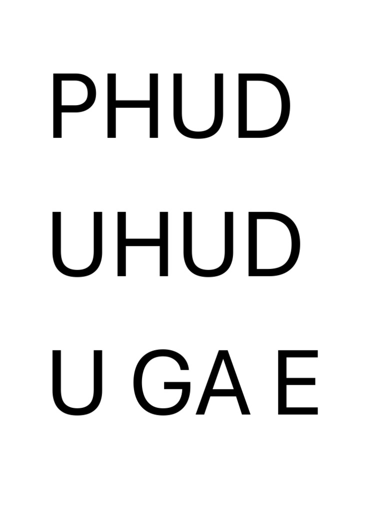 Phuduhudu Ga e Tlhatlhelwe Notes Edited | PDF