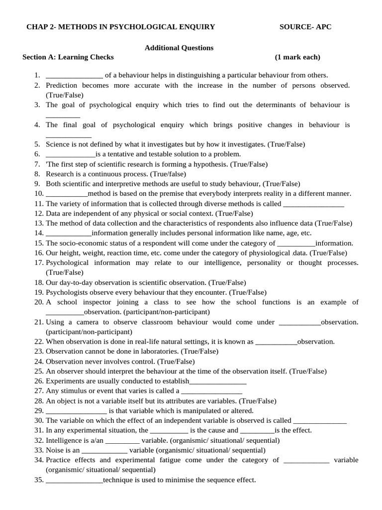 Chapter 2 Grade 11 | PDF