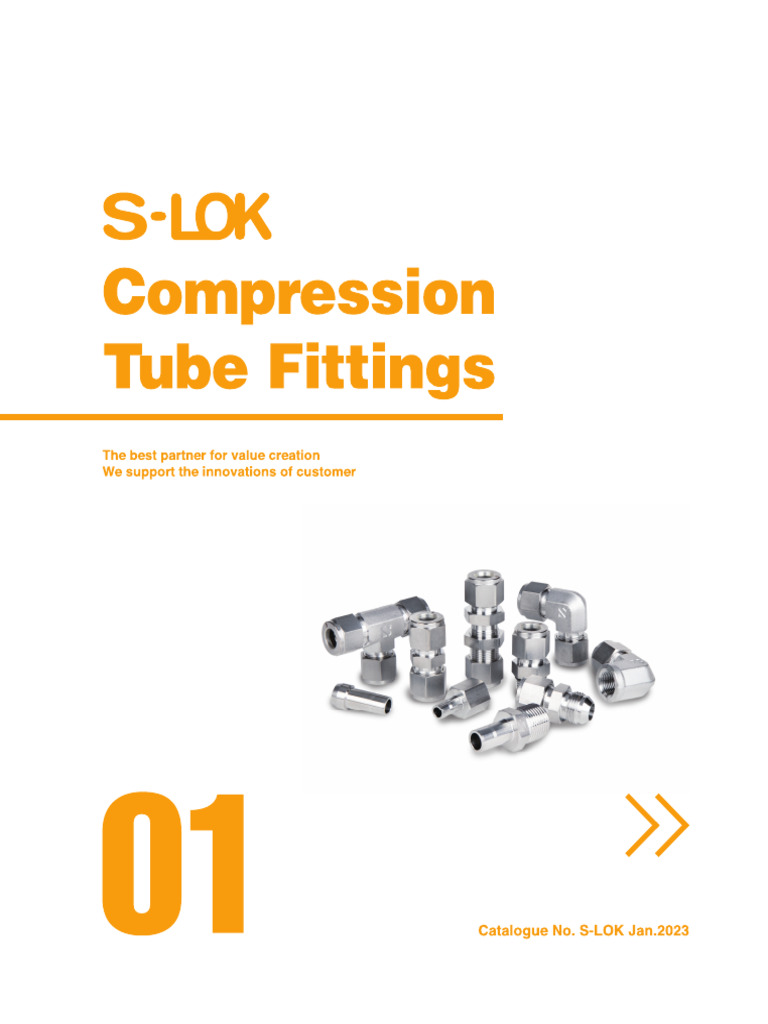 S-LOK Compression Tube Fittings - Section 1 | PDF