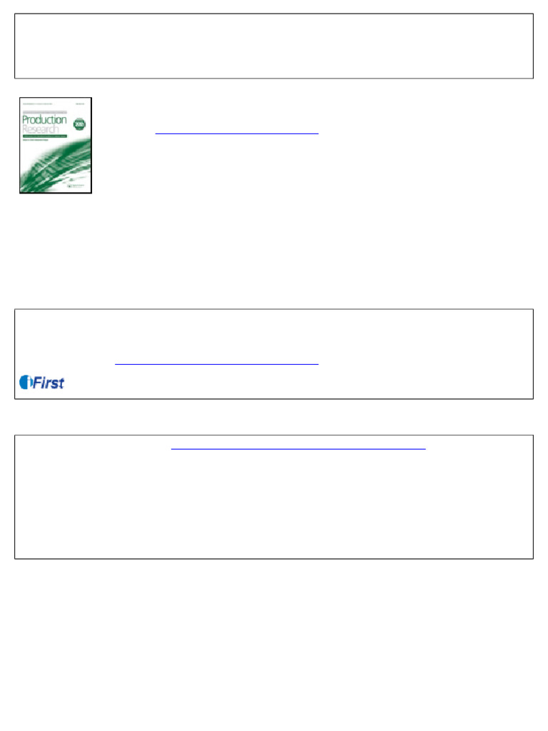 Latest On Lean Management Research | PDF