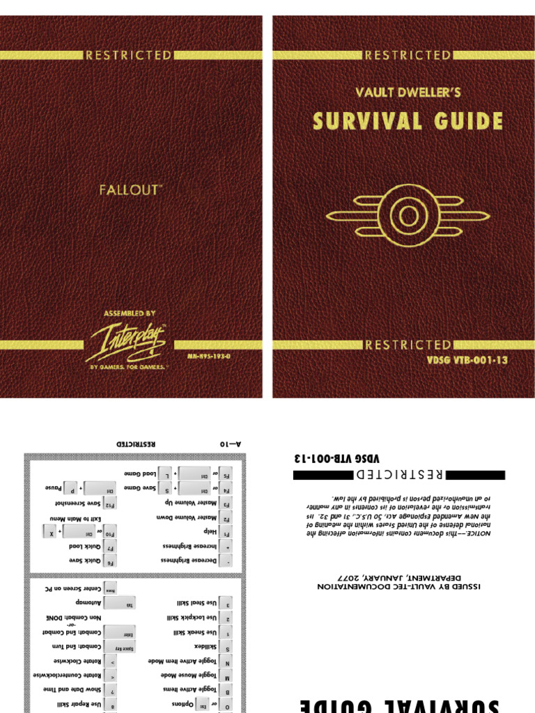 Fallout Manual Booklet | PDF