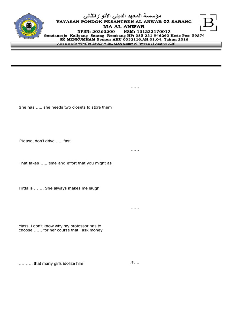 Paket B1 Sastra 12 | PDF