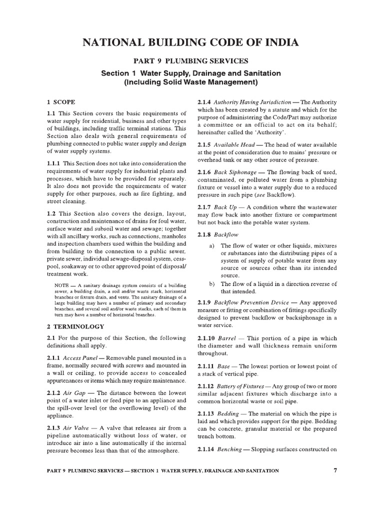 NBC 2005 - Part 9 | PDF