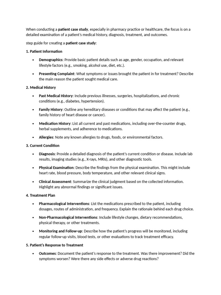 CASE Study Criteria | PDF | Physical Examination | Self-Improvement