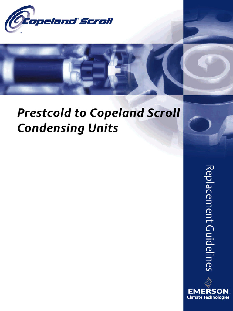 Prestcold To Copeland Scroll CU 0 | PDF