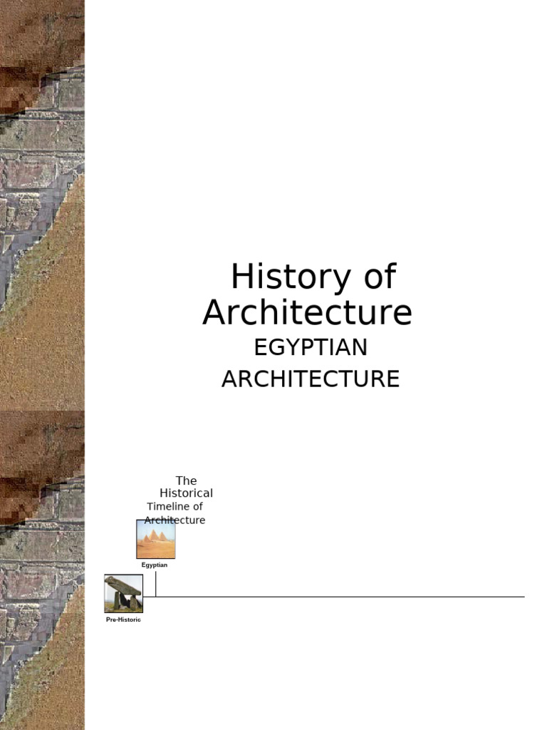 Egyptian Architecture History | PDF | Ancient Egypt | Egyptian Pyramids