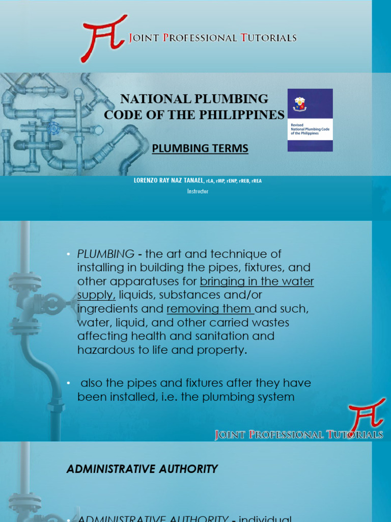 Plumbing Term PDF | PDF