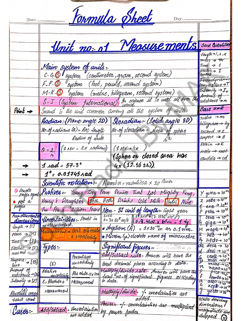 Ch-01-Measurement | PDF