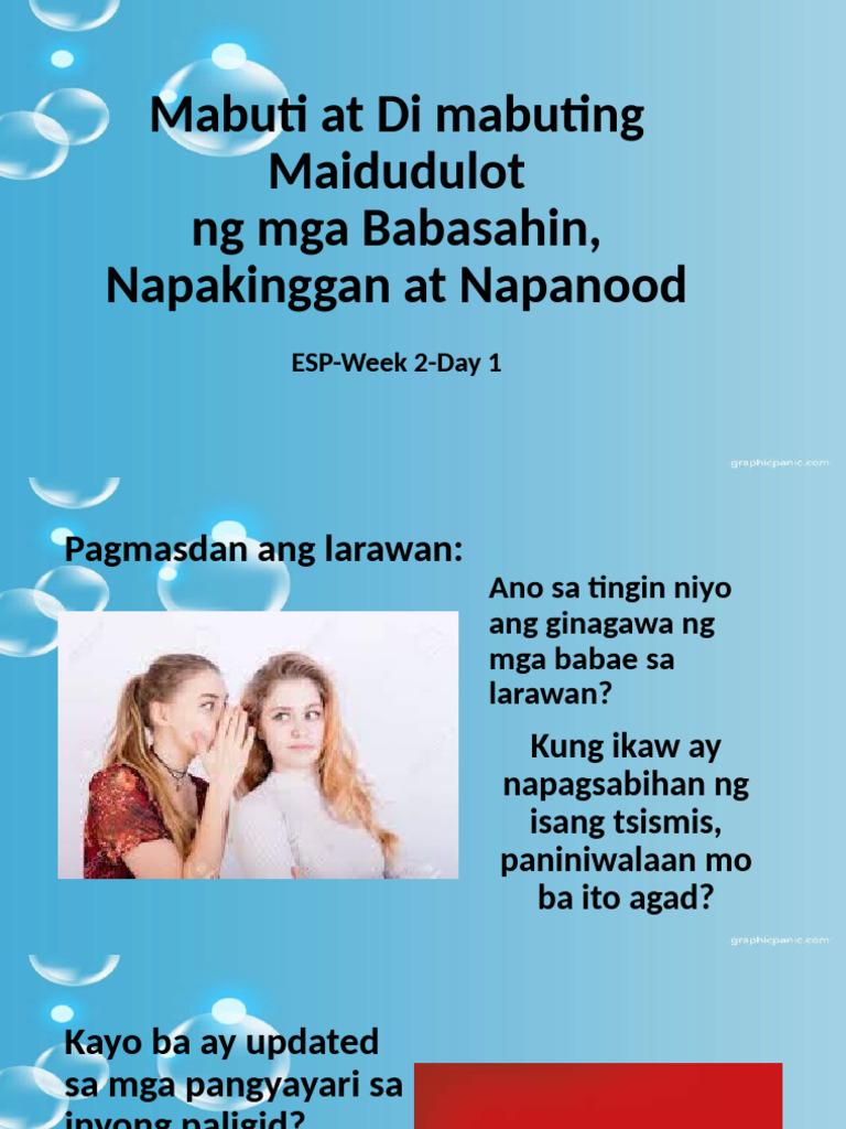 Q1 PPT Week 2 - Esp 5 | PDF