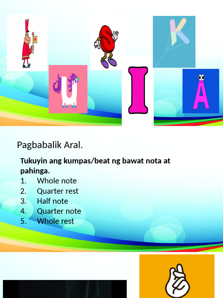 Q1 PPT Week 2 - Mapeh 5 | PDF | Musical Notation | Musicology