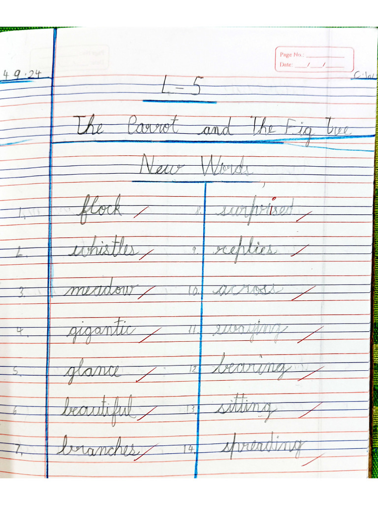 L-5 The Parrot and The Fig Tree | PDF