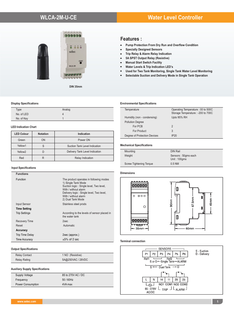 WLCA-2M_Datasheet | PDF