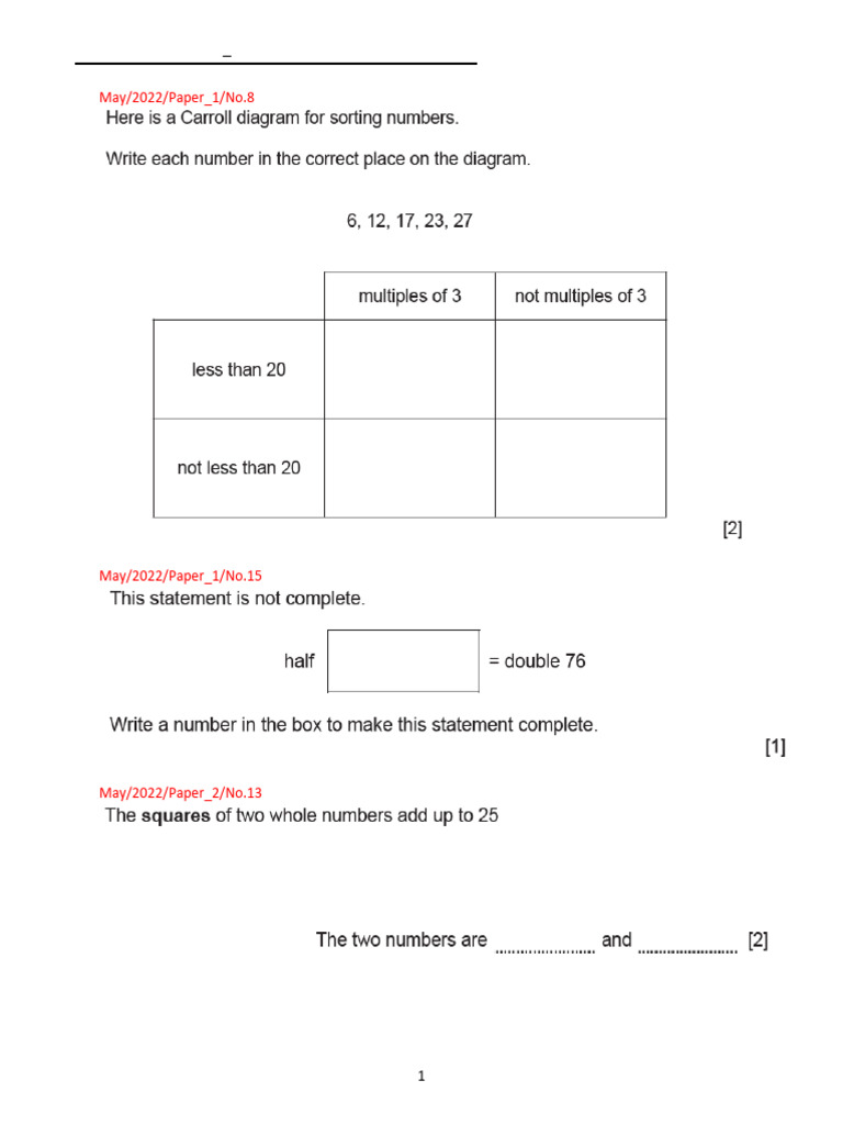 5-Integers-and-Powers-checkpoint_Y6-Math | PDF