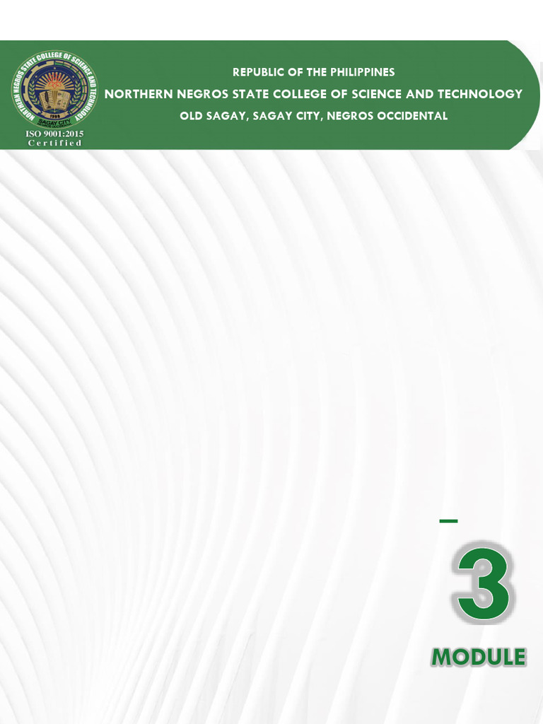 Module 3 STS 2ND Sem 2021 2022 | PDF