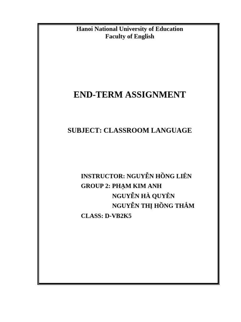 Group 2 Class D | PDF