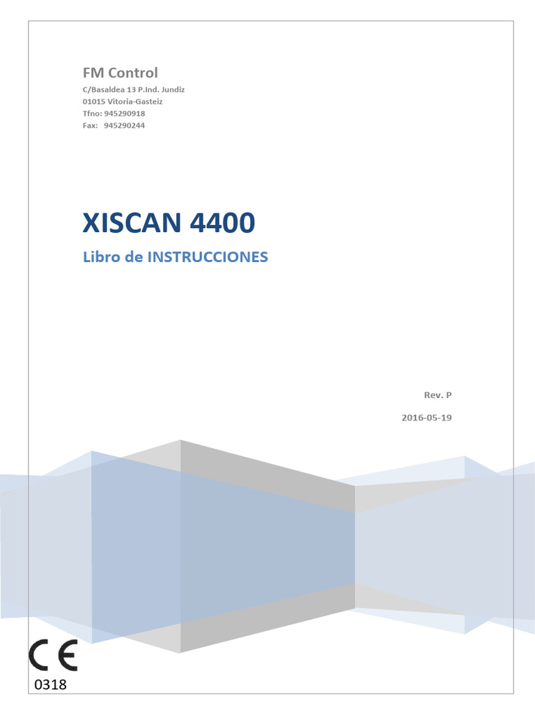 Manual usuario Xiscan 4400 | PDF