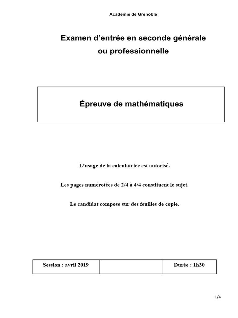 Math Matiques 14911 | PDF