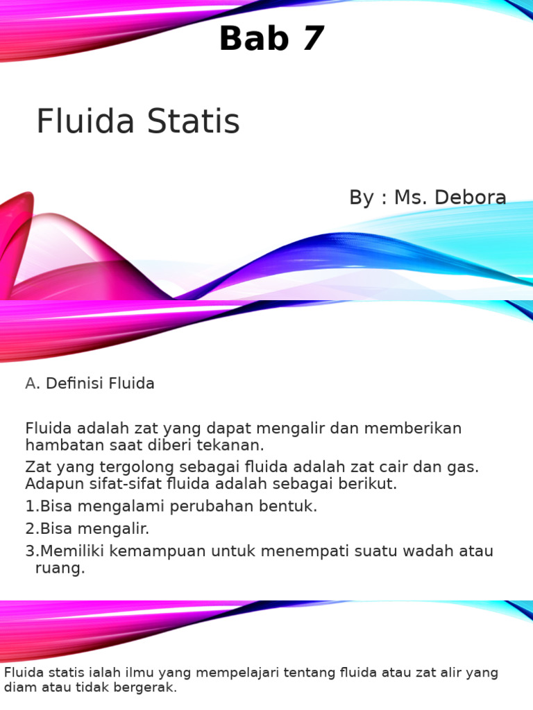 Fluida Statis | PDF