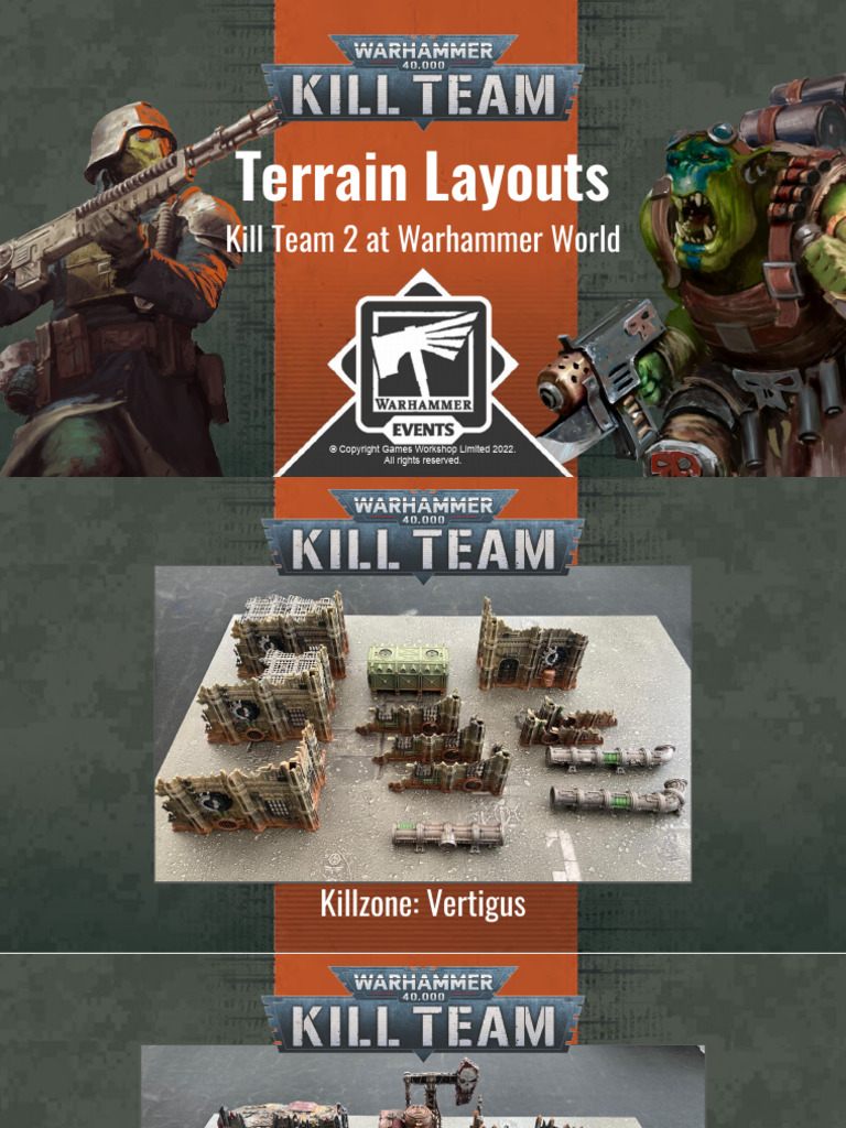 Kill Team - Mapas de Referencia para Misiones | PDF