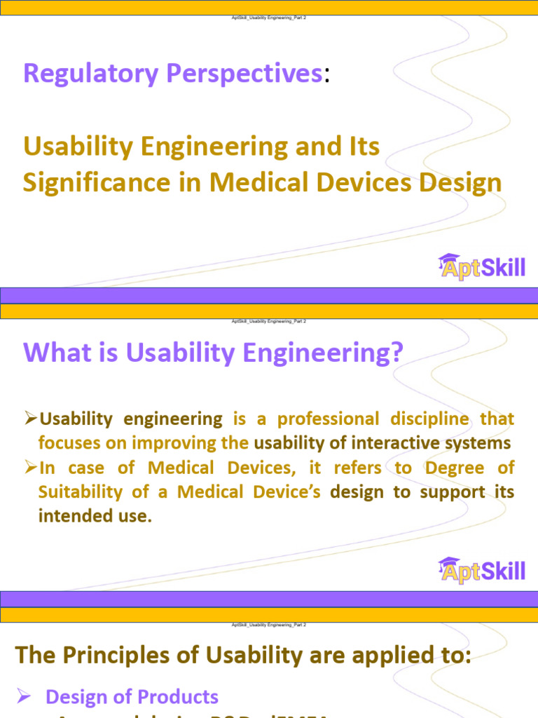 AptSkill - Usability Engineering - Part 2 | PDF