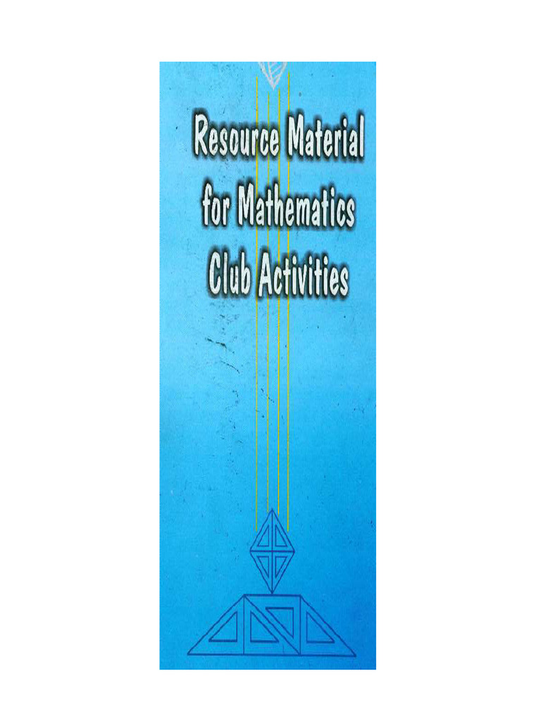 Maths Club Activities | PDF