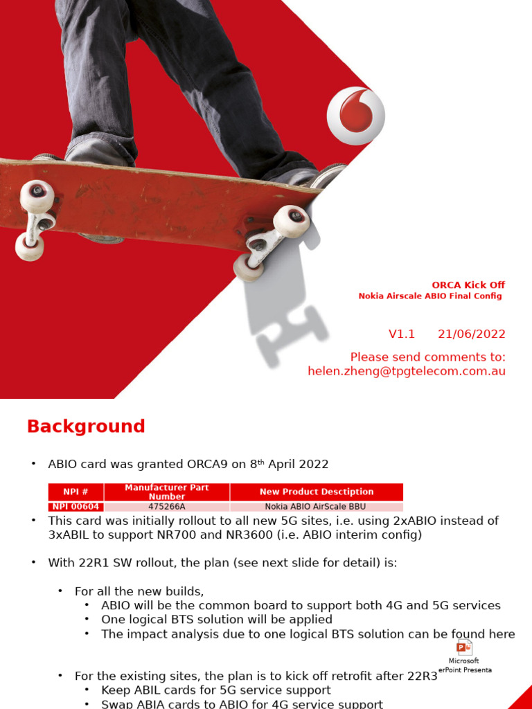 Nokia Airscale BBU - ABIO - Introduction - Plan V1.1 | PDF