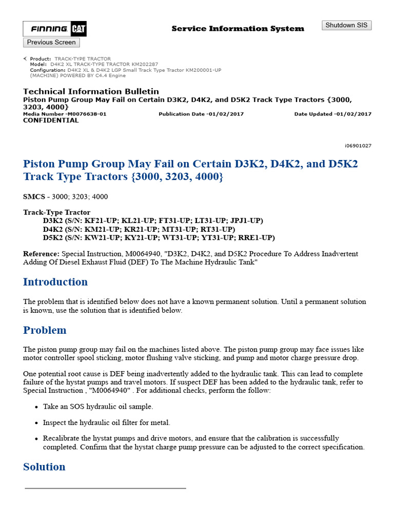 D4K2 XL & D4K2 LGP Small Track Type Tractor KM200001-UP (MACHINE) POWERED BY C4.4 Engine ...
