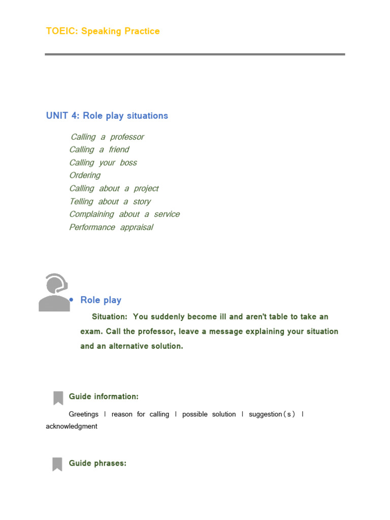 5 OPIC_Role play | PDF