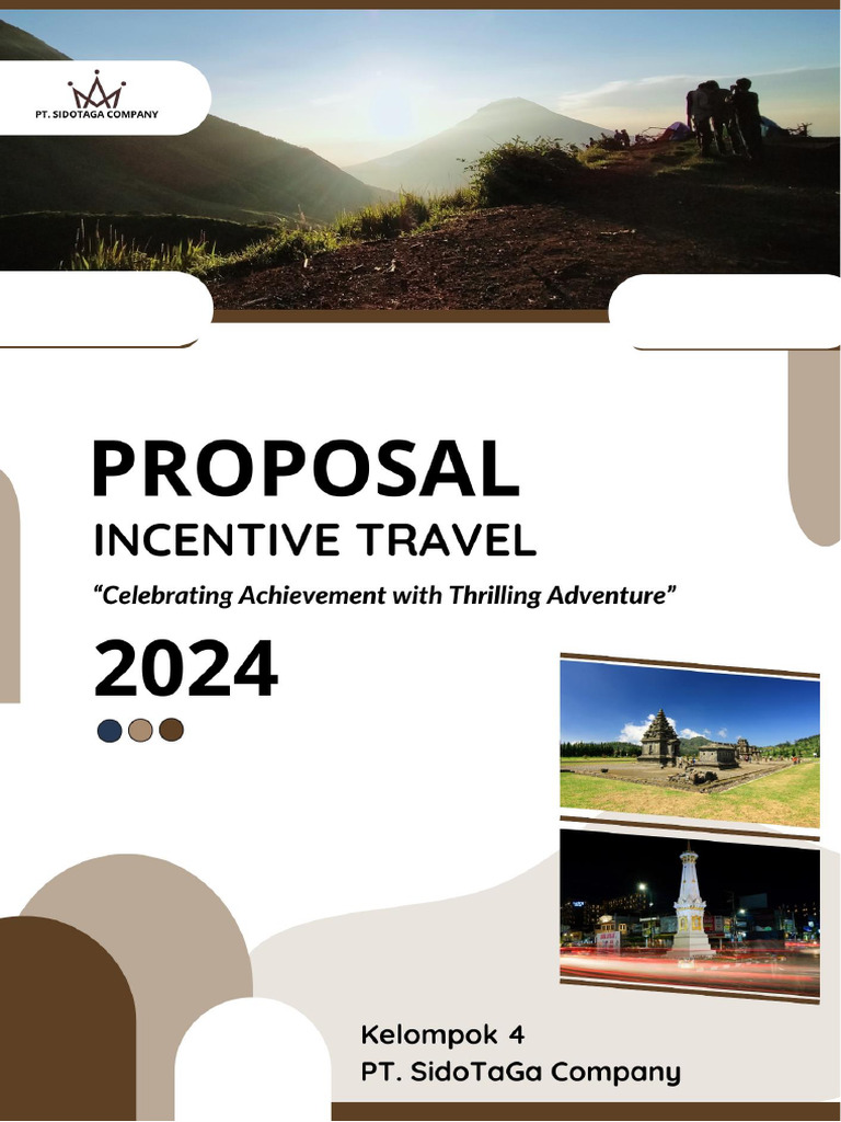 Proposal Incentive Travel PT. SidoTaGa Company | PDF