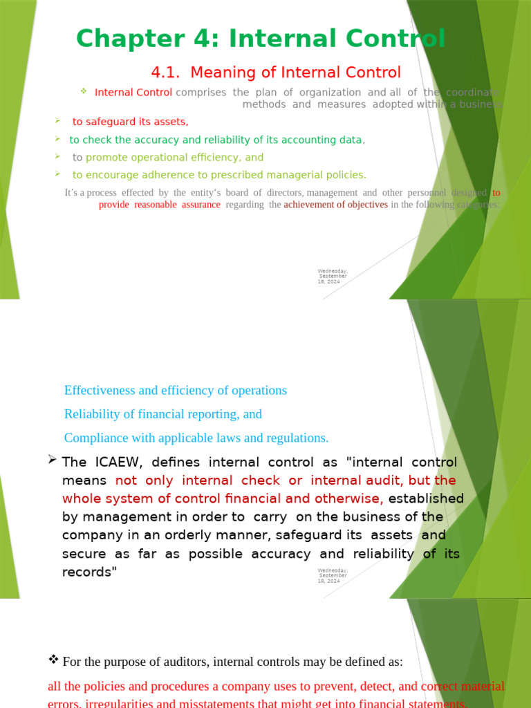 Chapter 4 Audit | PDF | Internal Control | Audit