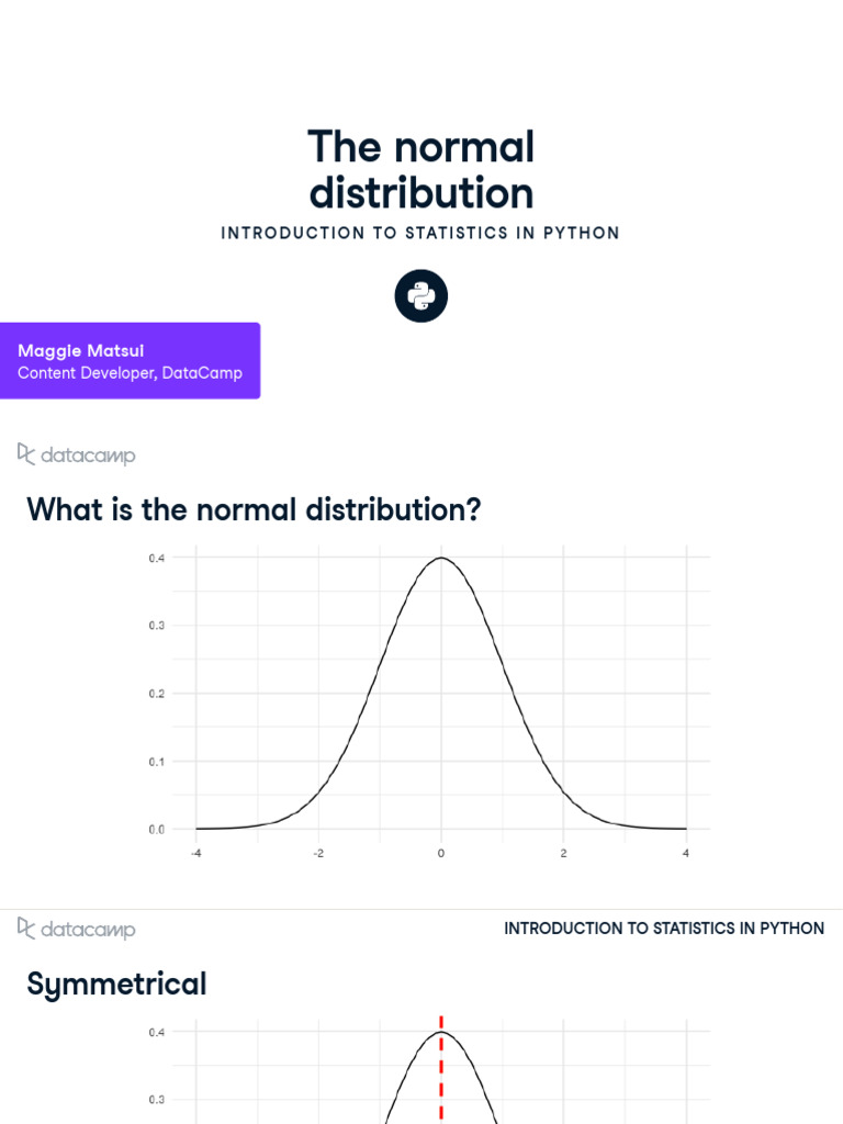 Statistics in Python Chapter3 | PDF