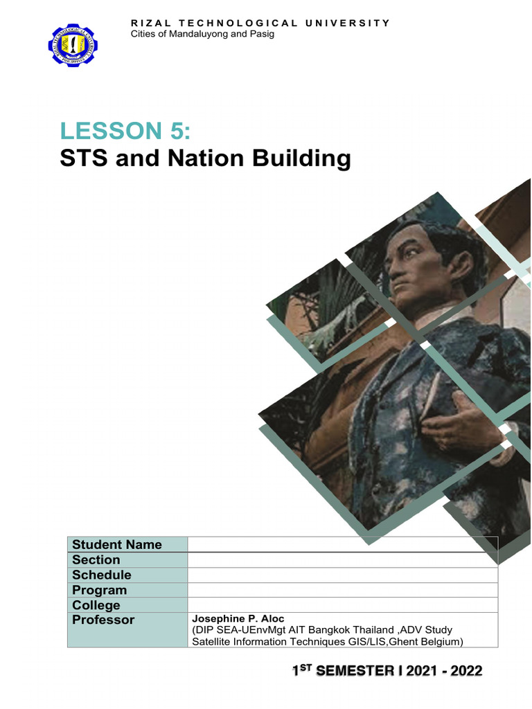 5 STS and Nation Building and Filipino Scientist | PDF