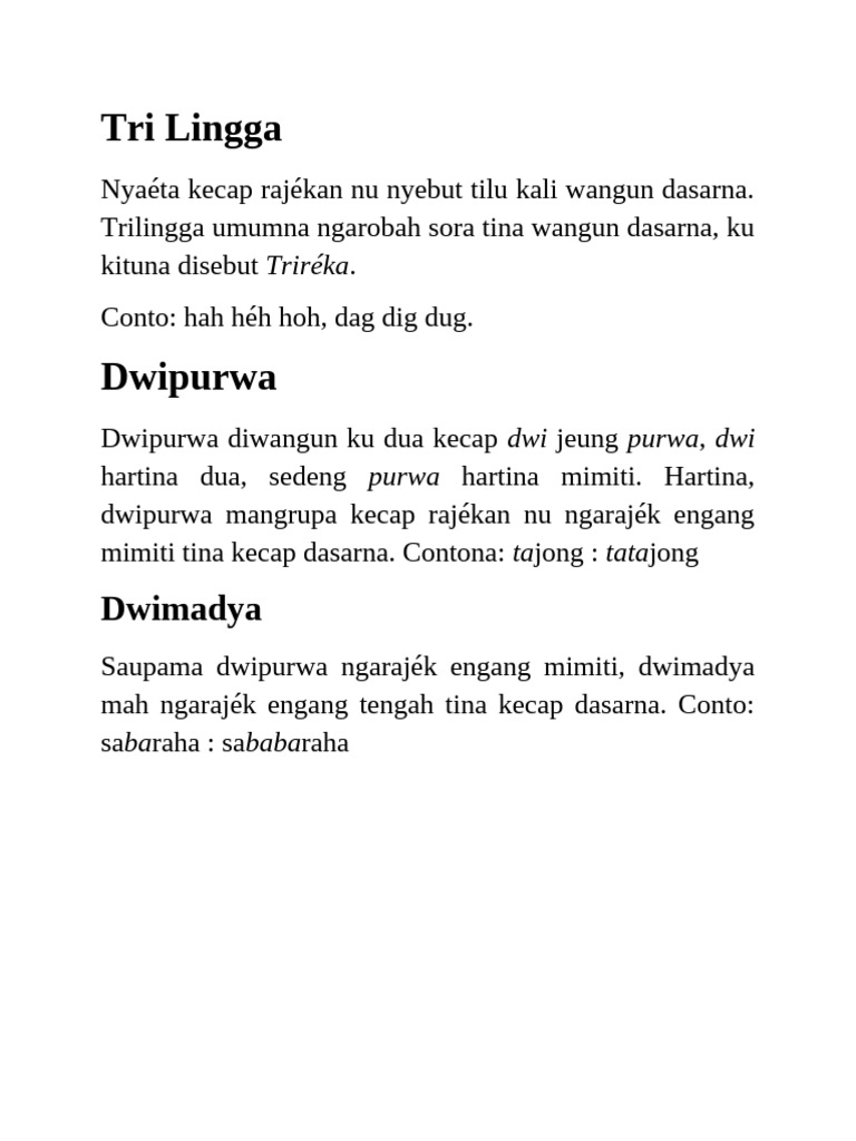 Tri Lingga | PDF
