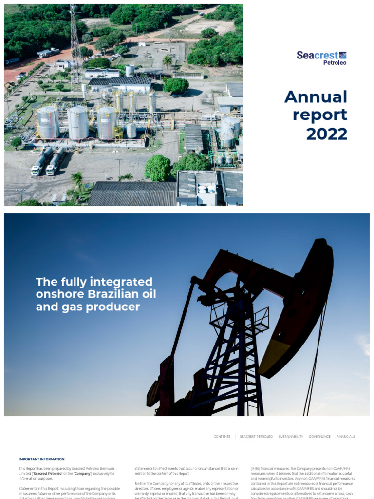 Seacrest Petroleo Annual Report 2022 Web | PDF