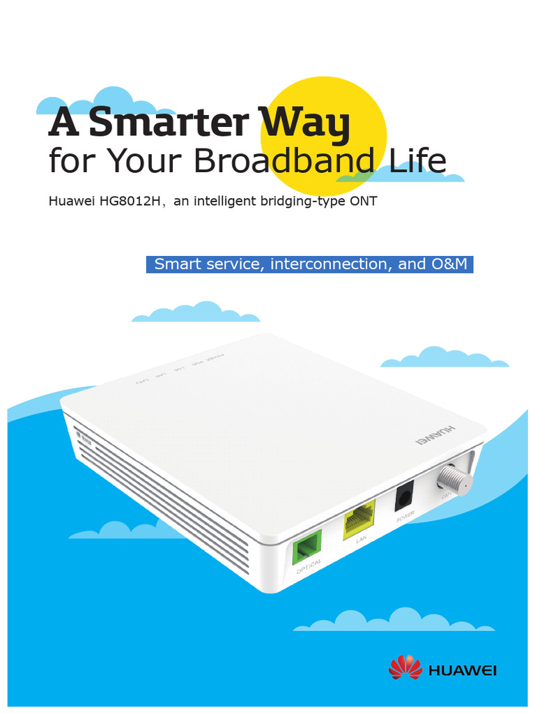 HG8012H Datasheet 03 | PDF
