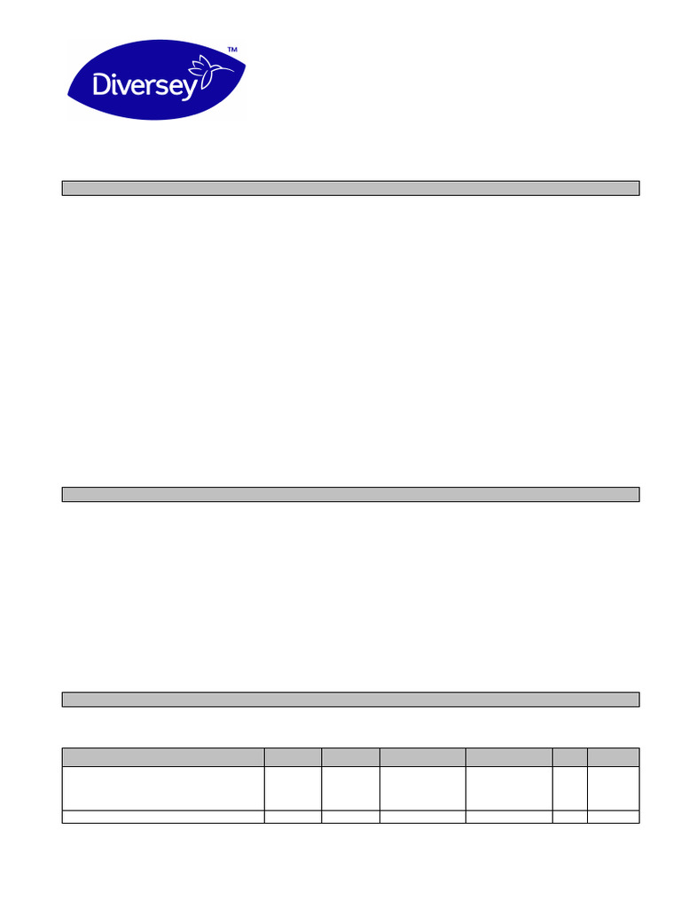 Suma Rinse A5 MSDS3414 - Es02 - Es | PDF