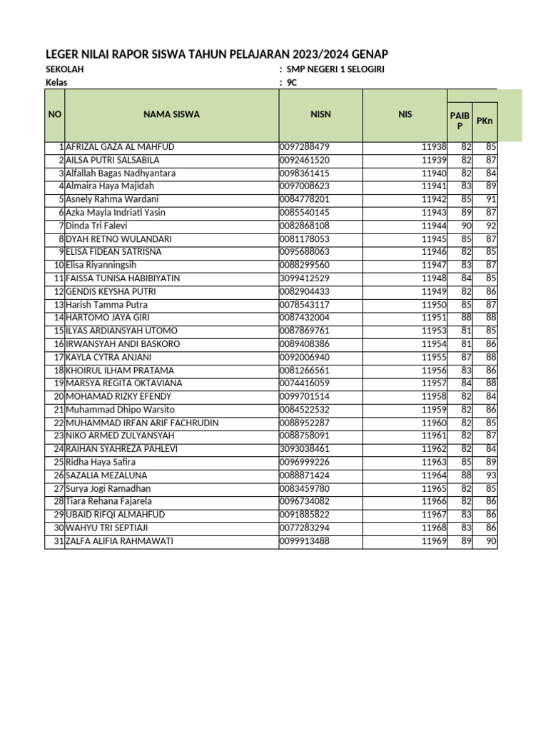 Leger 20232 9C | PDF