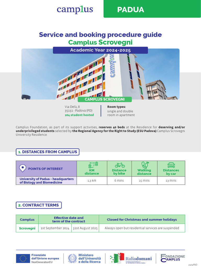 Allegato Citta Camplus Padova 24 25 Eng | PDF