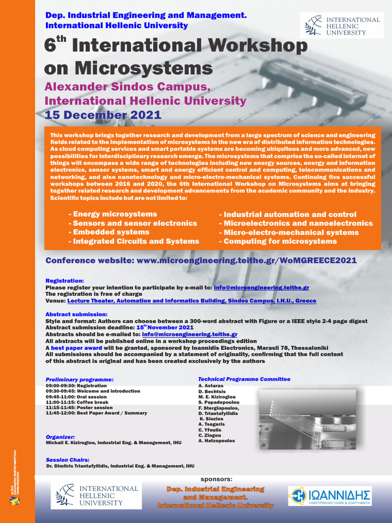 CFP Poster Automatismo 2021 | PDF | Engineering | Computing