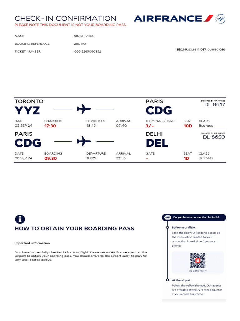 Check in Confirmation | PDF | Hospitality Industry | Transport