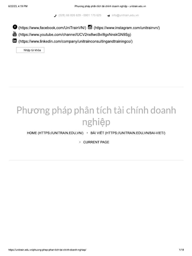 Phuong Phap Phan Tich Nhan To Anh Huong | PDF