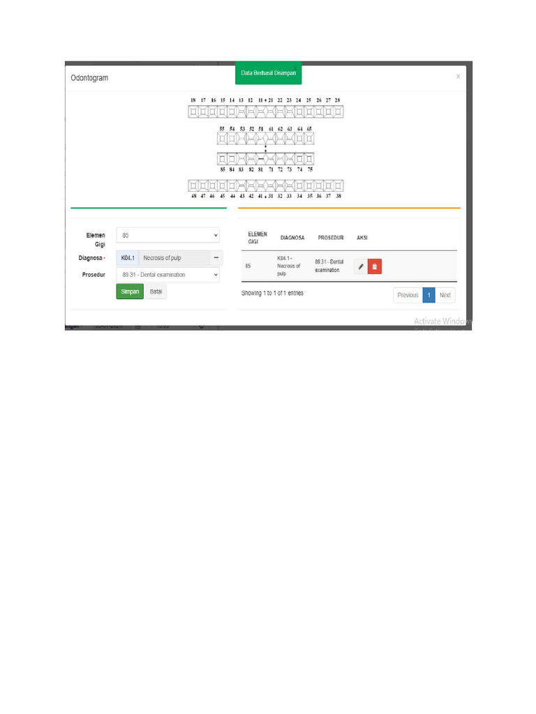 ODONTOGRAM MEDINA.pdf | PDF
