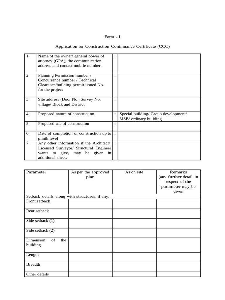 CCC For Plinth - Level - Word | PDF