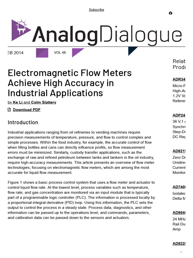 Highest Accuracy Flow Meter | PDF