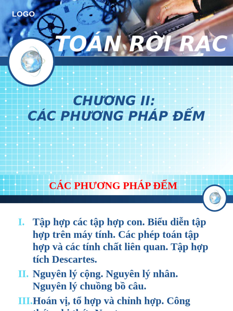 Bai Giang Toan Roi Rac Chuong 2 Cac Phuong Phap Dem D2VFtjQspGJgqY 091312 | PDF