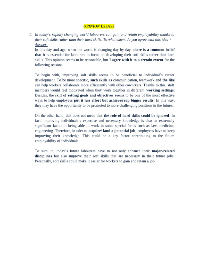 Writing Vstep Part 2 | PDF