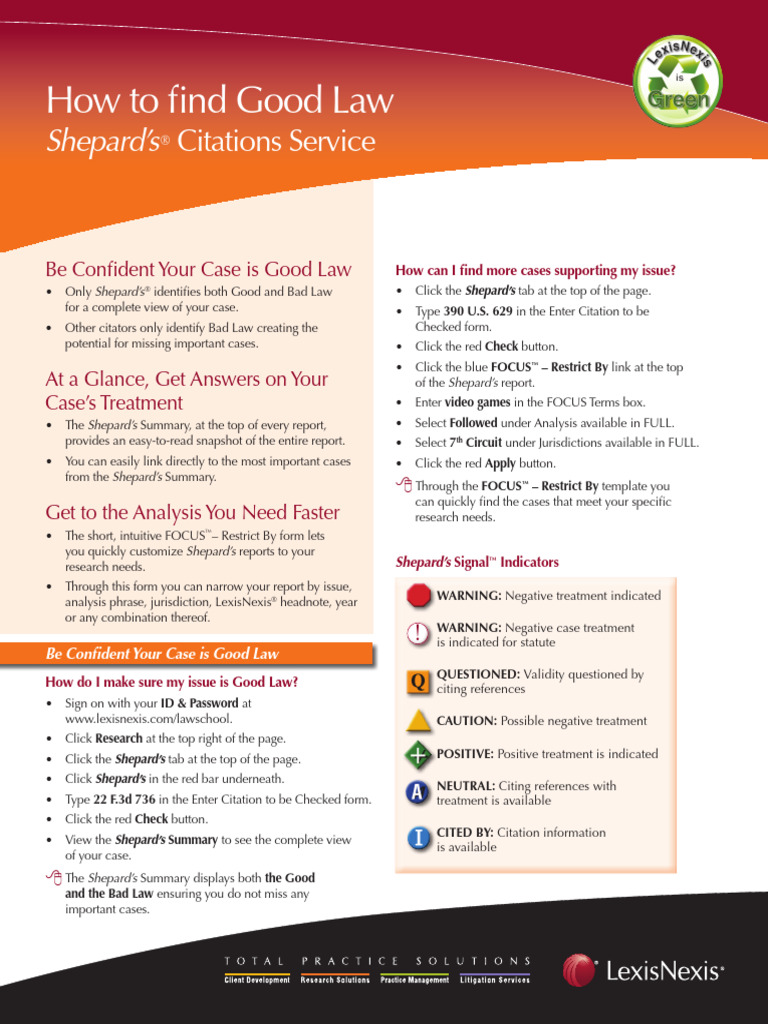 LexisNexis Research Guide | PDF