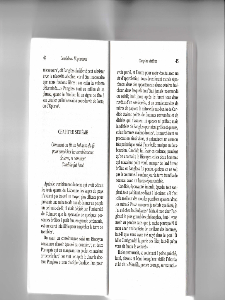 Candide, Chap.6 | PDF